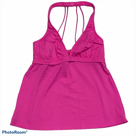 VENUS | Swim | Venus Strappy Back Halter Style Tankini Top Barbie Pink ...
